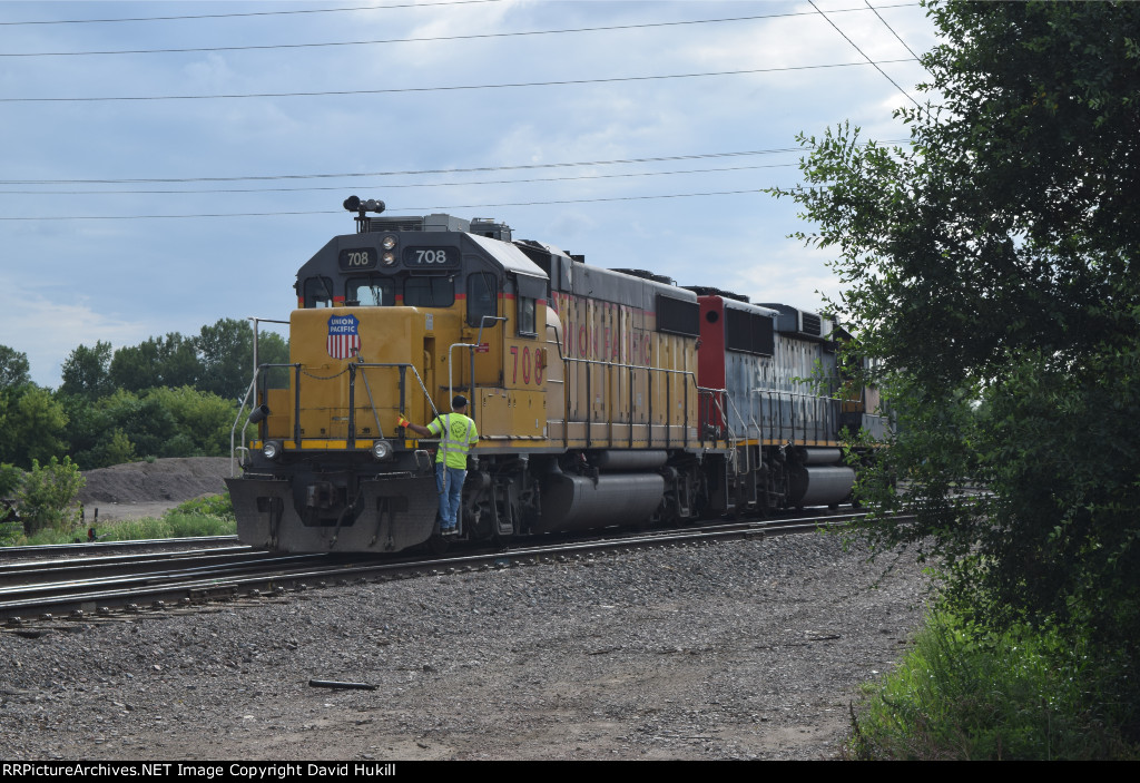 UP Engine 708, Des Moines IA